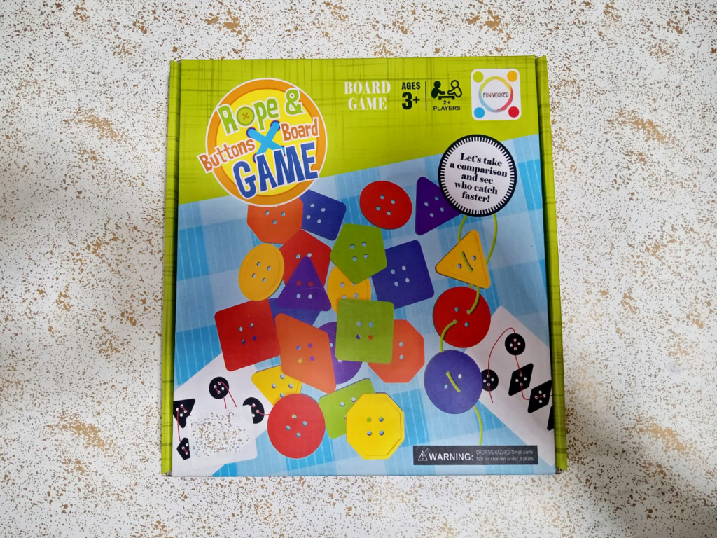 Rope and Buttons Board Game For Kids – AR BookBank